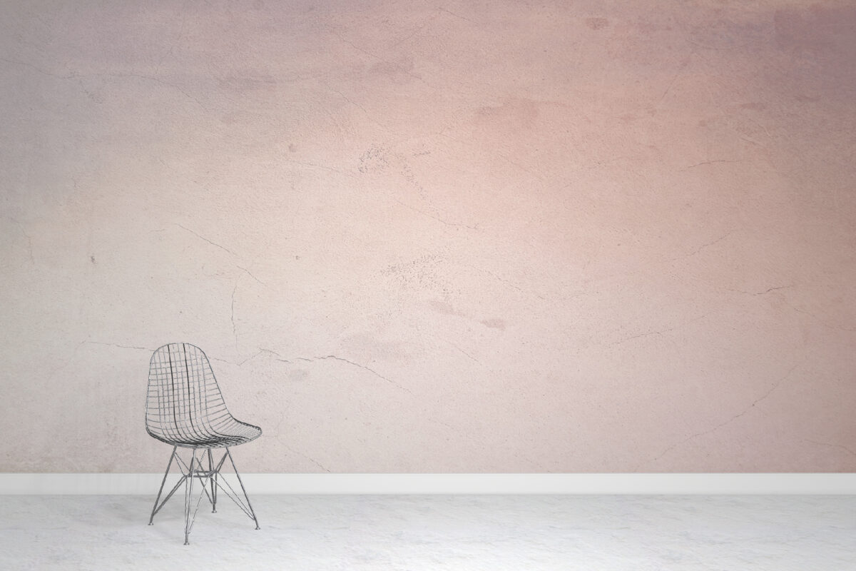 Pink Plaster Wallpaper Mural - Urban Effect Wallaper Mural - Wall Murals