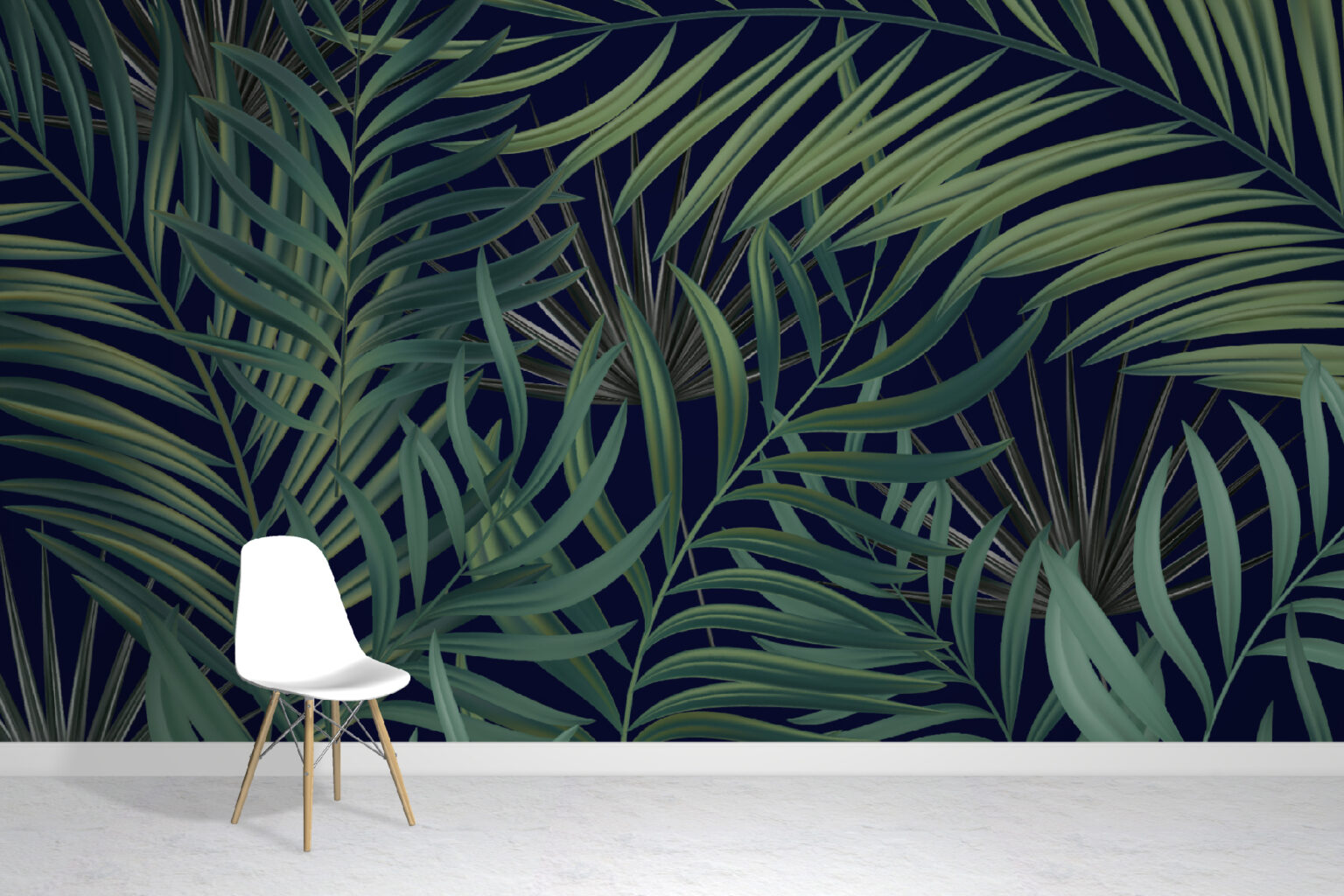 Dark Tropical Wallpaper Mural - Jungle Wallpapers - Wall Murals