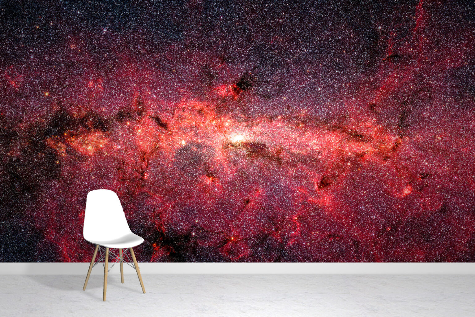 Swirling Star Mural Wallpaper - Teen Bedroom Murals - Wall Murals