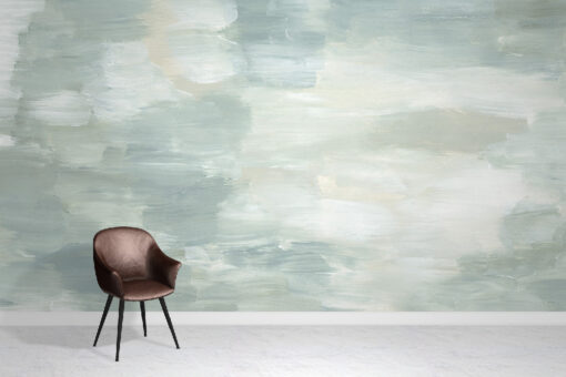 Brushed Green Wallpaper Mural- Abstract Wallpapers- Wall Murals