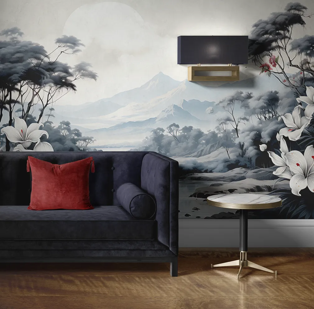 Custom Size Wallpapers - Wall Murals - Tranquil River Wall Mural